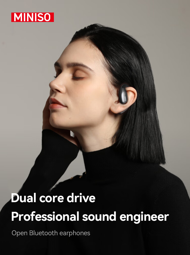 MINISO X28 AI Smart Real-Time Translation Wireless Earphones Bluetooth ...