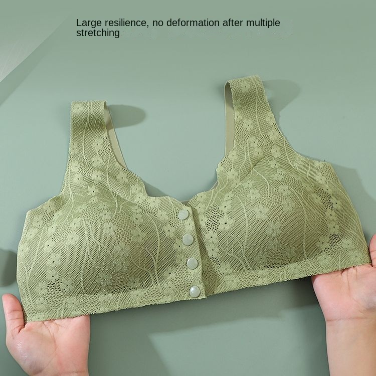 japanese medical bra front buckle lace seamless plus size front closure ...