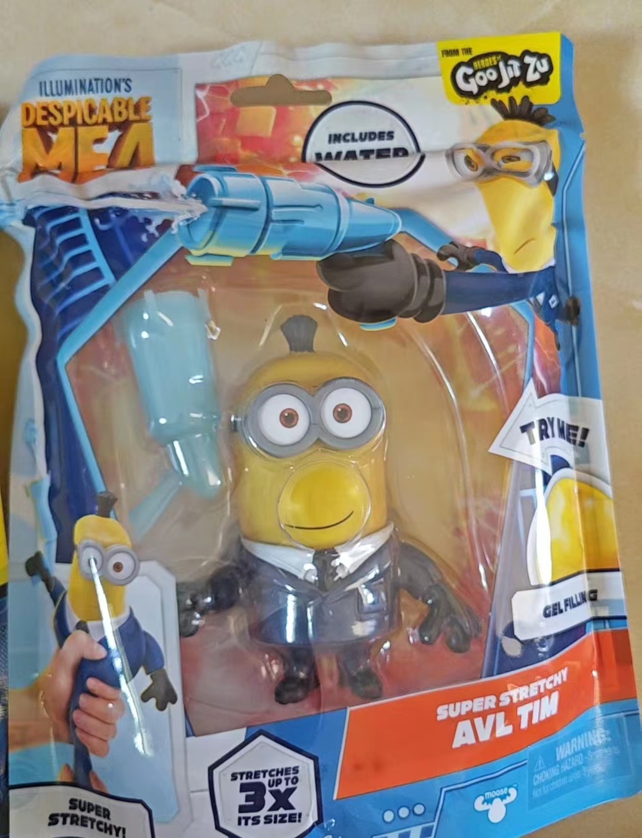 Despicable Me 4 Heroes of Goo Jit Zu Figure, Super Stretchy AVL Tim ...