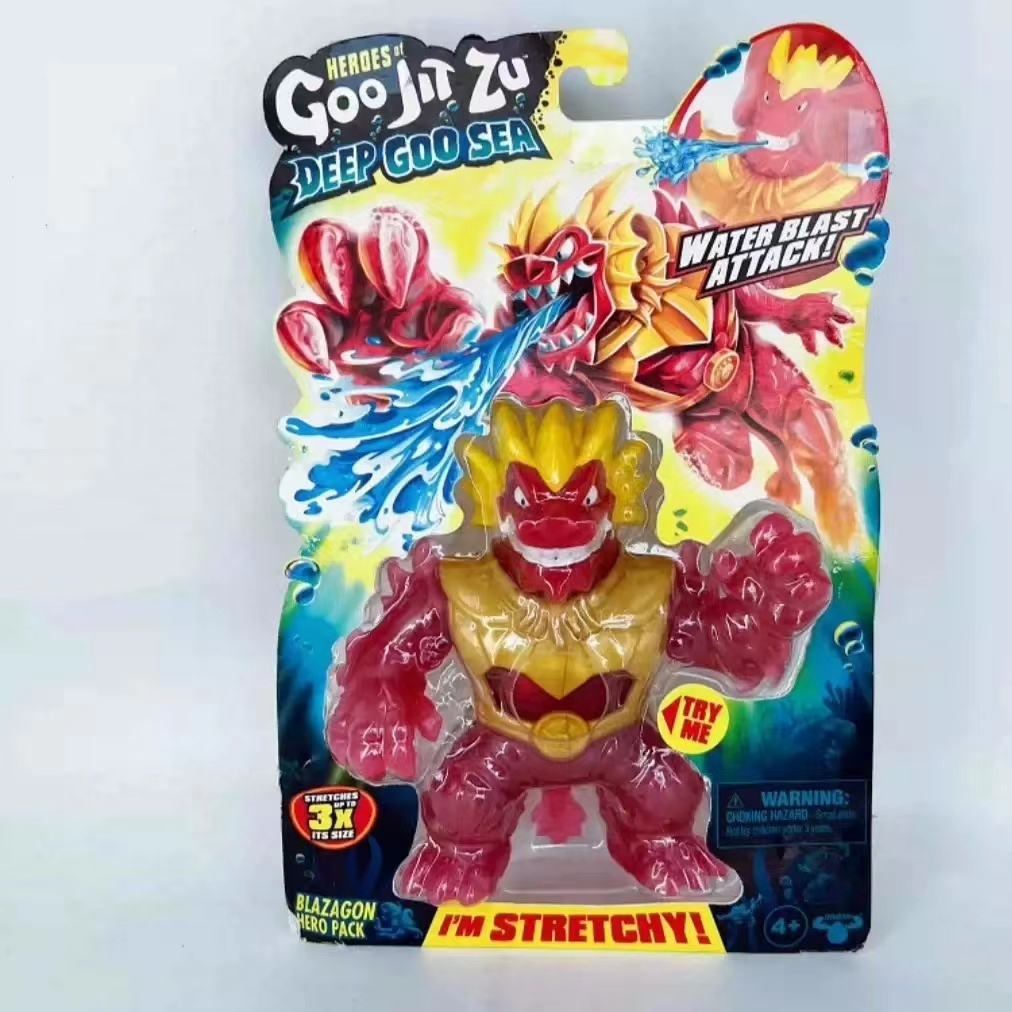 Heroes of Goo Jit Zu Deep Goo Sea Blazagon Hero Pack. Super Stretchy ...