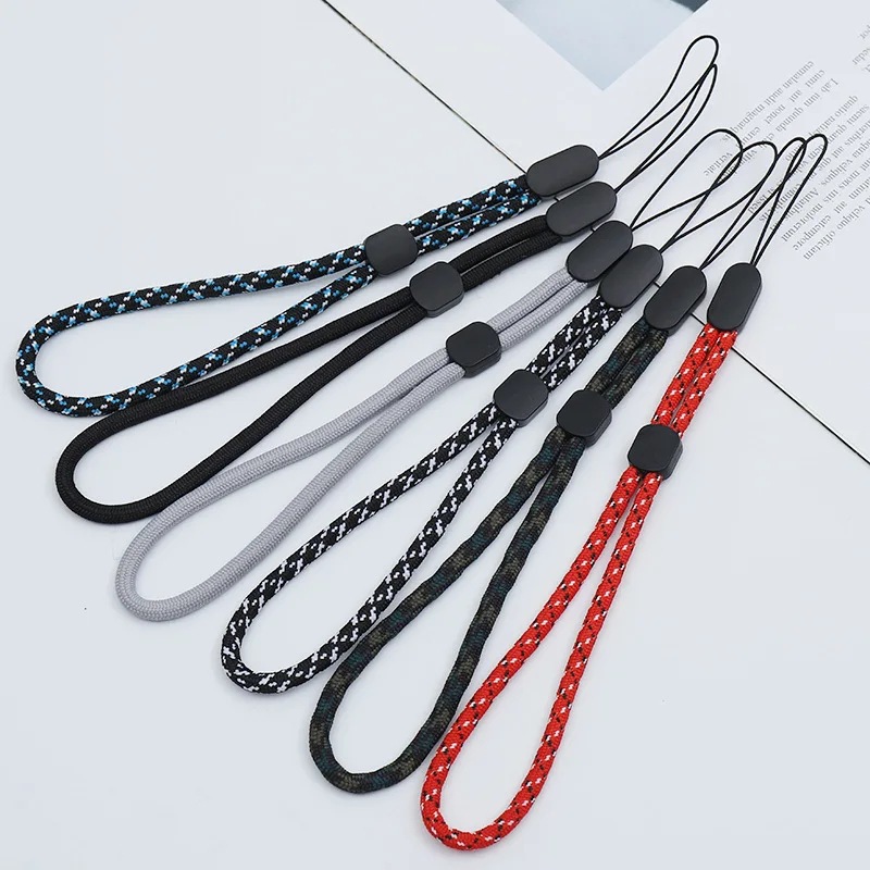 Adjustable mobile phone lanyard thick rope short wrist lanyard Intercom ...