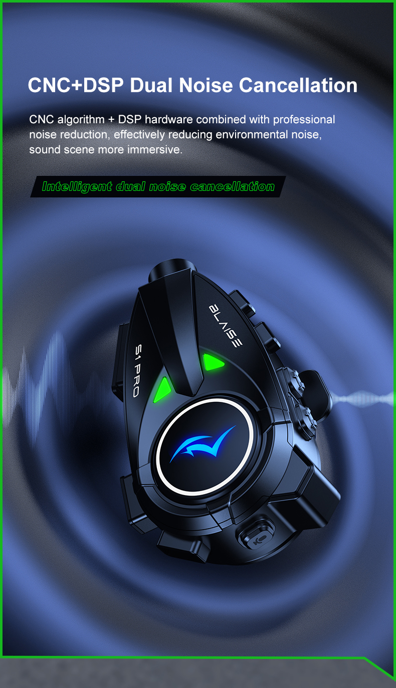 HVA BLAISE Intercom Headset S1 PRO Dash Cam for motorcycle Waterproof ...