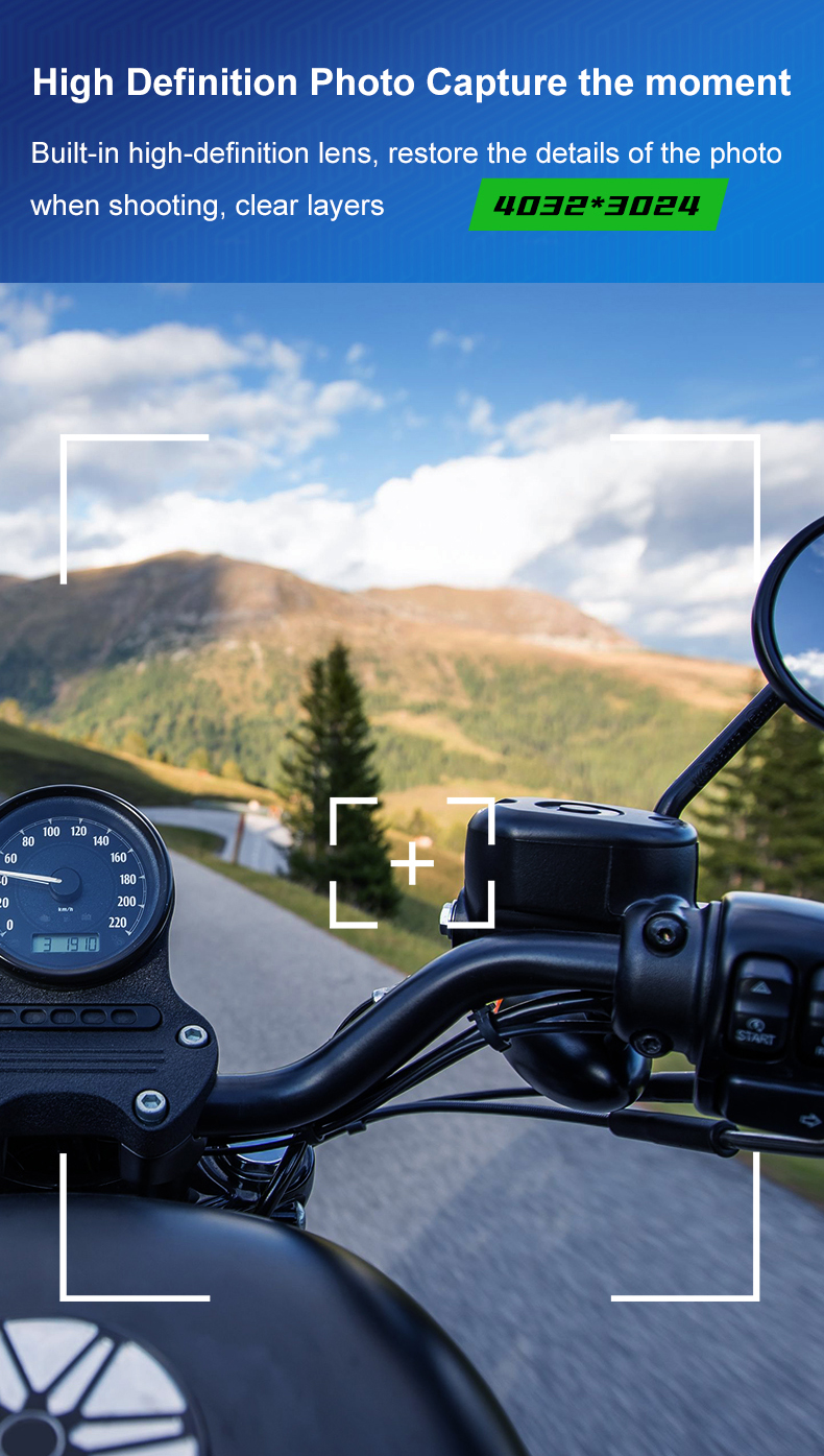 HVA BLAISE Intercom Headset S1 PRO Dash Cam for motorcycle Waterproof ...