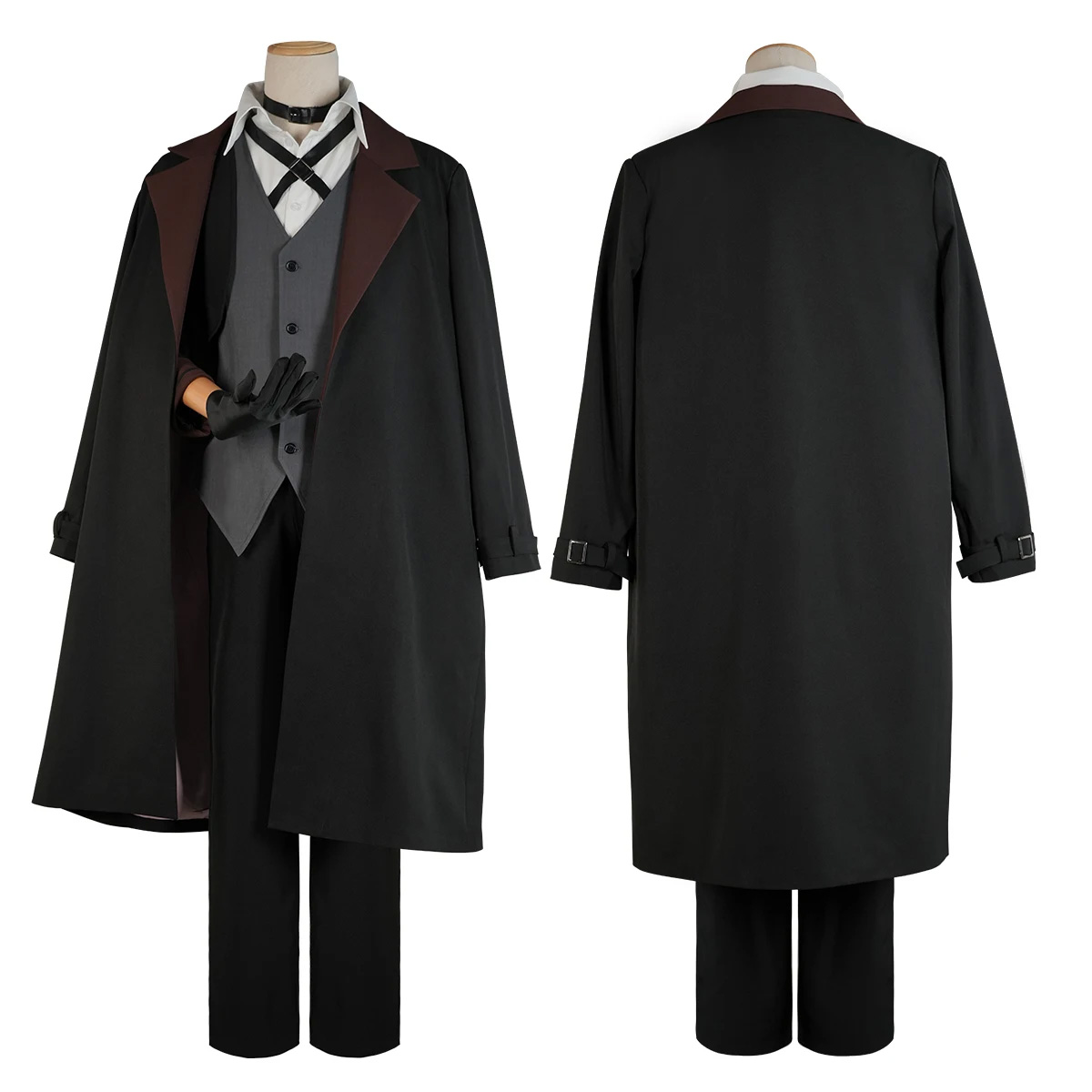Anime Bungou Stray Dogs Nakahara Chuuya Cosplay Costumes Jacket Full ...