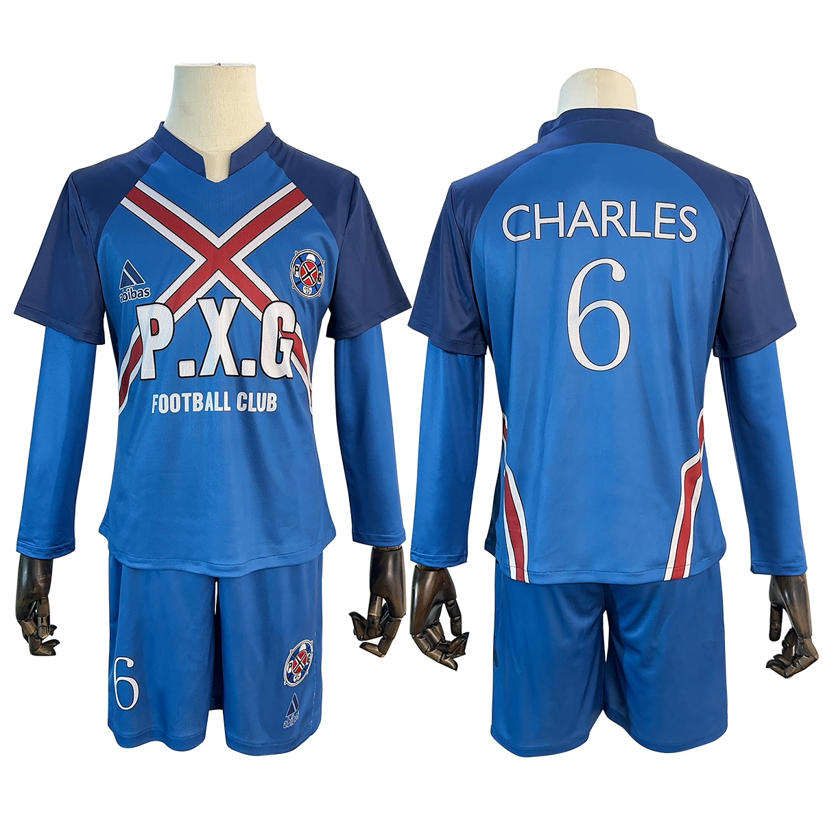 HOLOUN Blue Lock Anime PXG Charles Pari Ekusu Jen Cosplay Costume Rin ...