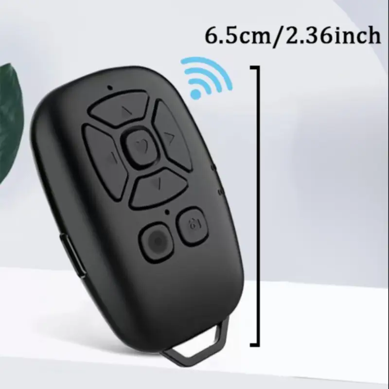 Rechargeable Bluetooth Phone Remote - Selfie/Video/Page Turn Control ...