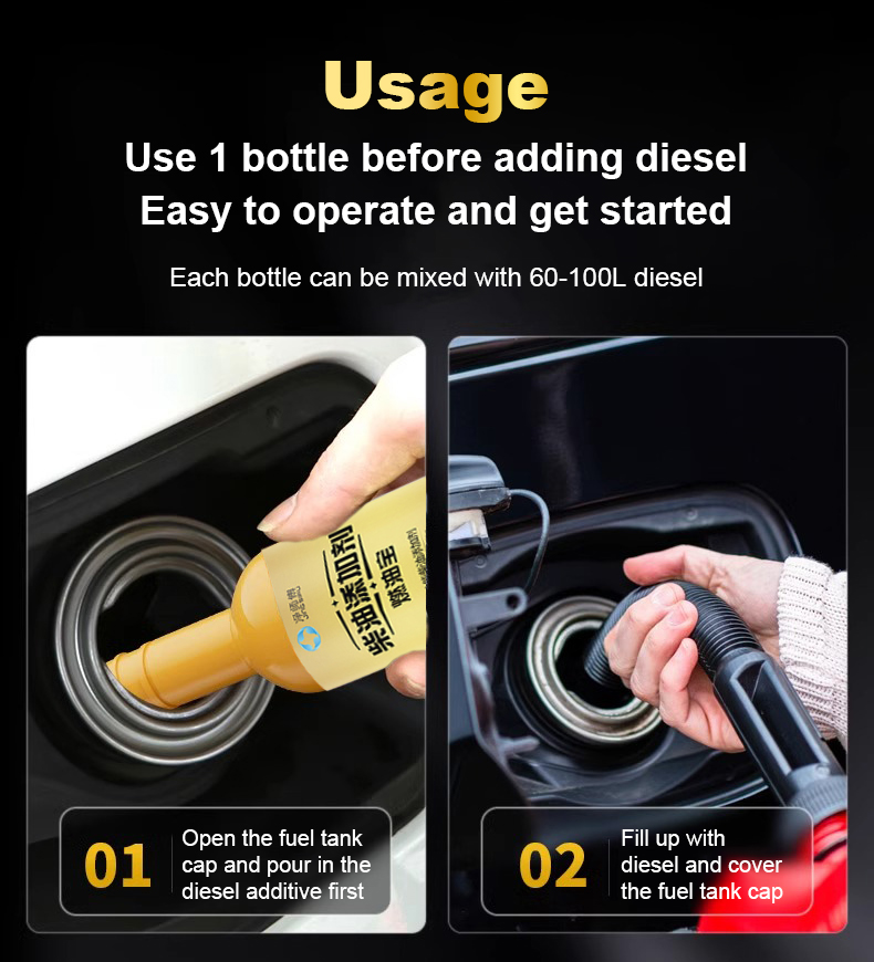 Clean up 10 years of carbon KAMI Diesel fuel additive Oil additive for ...