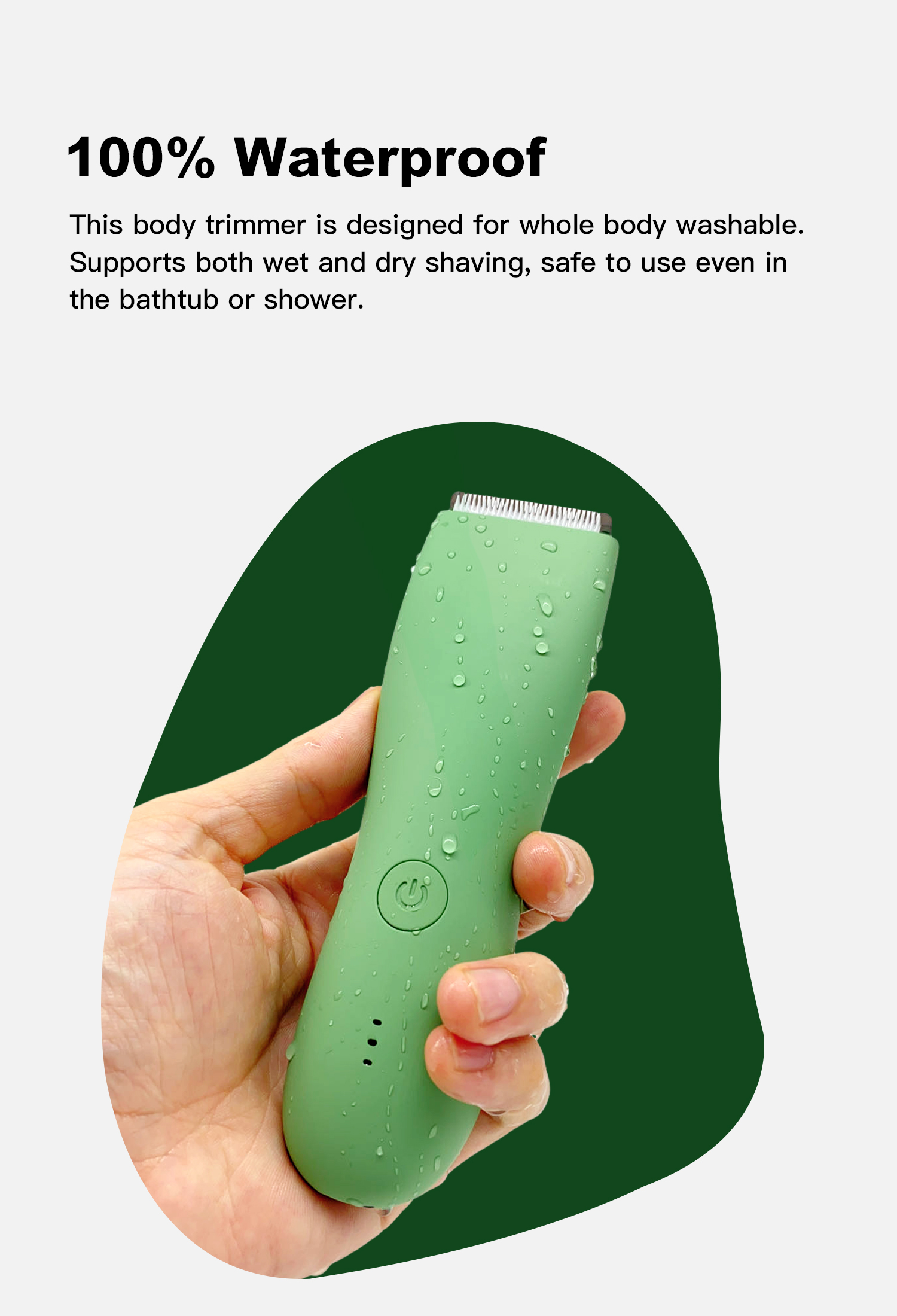 Professional Body Hair Trimmer, Groin Manscape Trimmer For Men ...