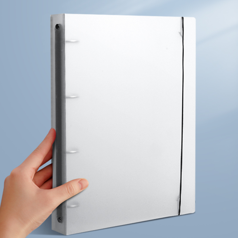 A4 Four-Hole Binder Large Capacity File Folder Portable Buckle File ...