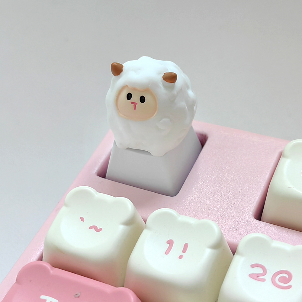 Personalized Creative Keycaps Cute Cartoon Animals Translucent OEM ...