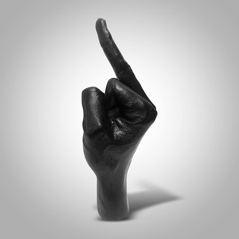 Resin Ornaments Of Middle Finger Statue Upright Middle Finger Arts ...