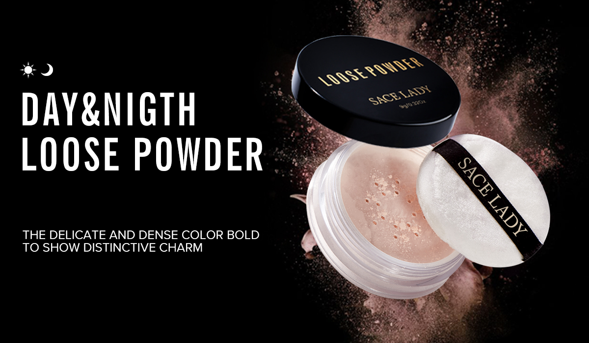SACE LADY Loose Powder Long Lasting Oil-Control Matte Finish Face ...