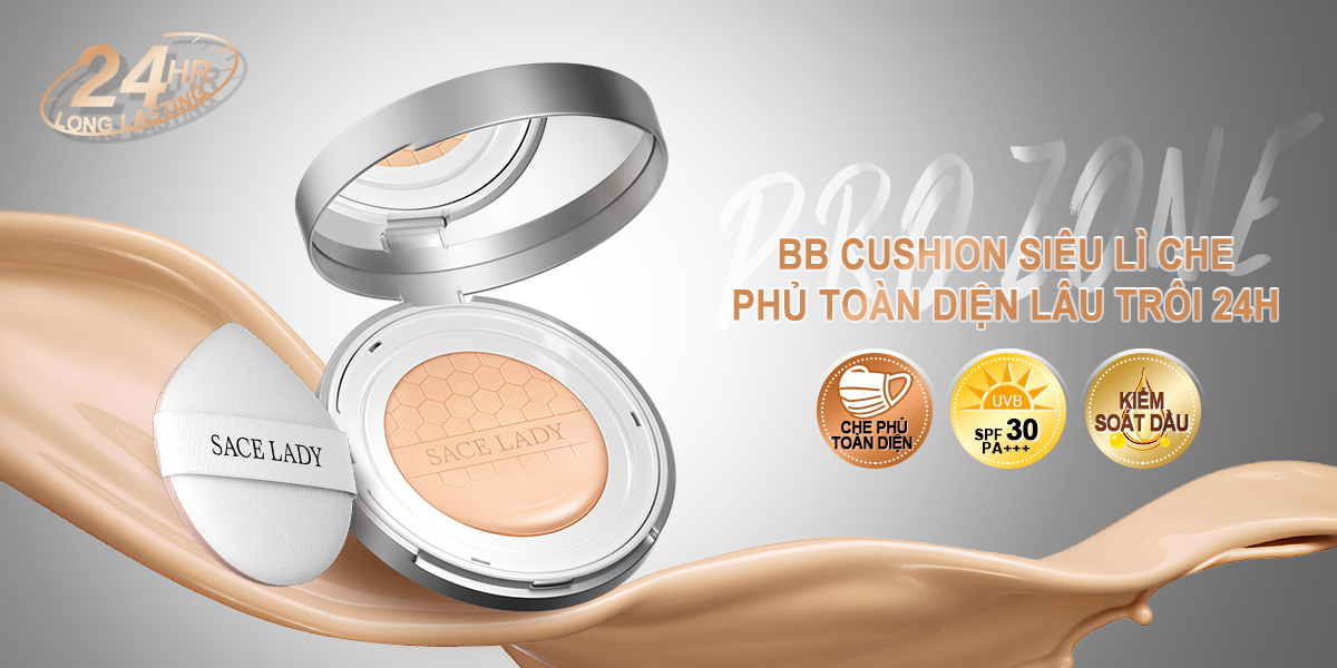 SACE LADY BB Cushion Oil Control 24H Long Lasting Ultra Matte Finish ...