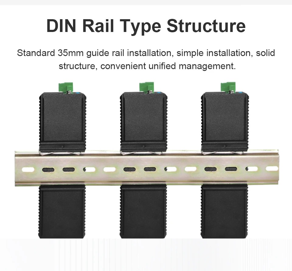 ONTi Gigabit 4 port Ruggedized Switch, 2/4*1000M RJ45 ports + 2*2.5G ...