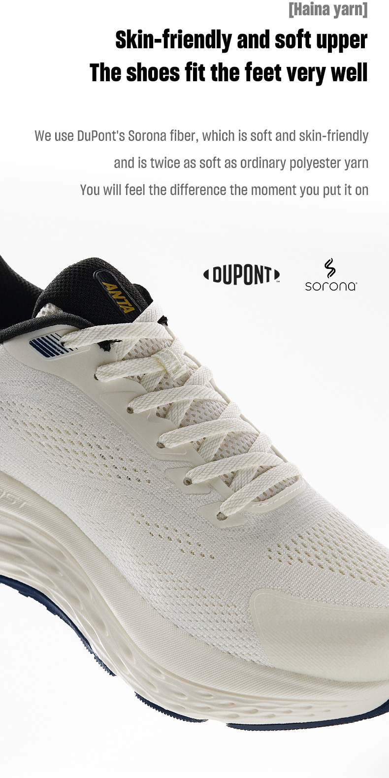 ANTA Men TRAVEL PG 7 Running Shoes 2E Widefoot Shock Absorption Walking ...