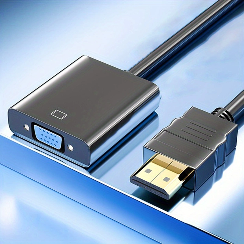 Hdmi to VGA Cable Converter with Audio HD Video Adapter Computer ...