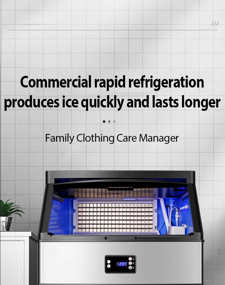 Kingkong Commercial automatic intelligent ice maker 55KG blue light ...