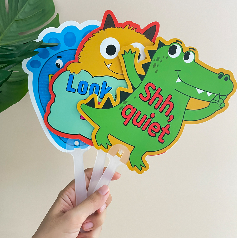 8pcs Classroom Rules Paddles Cartoon Cute Portable Board Preschool ...