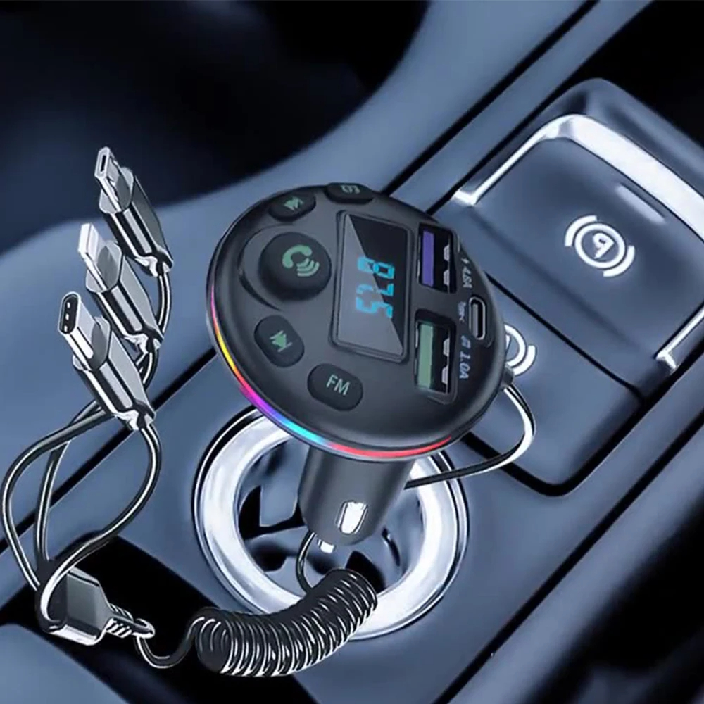 (Local Seller) Car Bluetooth 5.0 FM Transmitter Wireless Audio Receiver ...