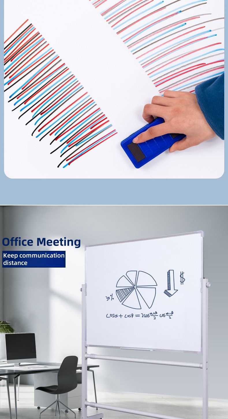 Magnetic White Board Marker With Eraser For Kids Office Big Size ...
