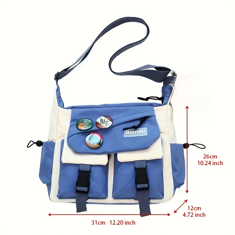 Trendy Japanese Messenger Bag - Large Capacity Crossbody Shoulder Bag ...