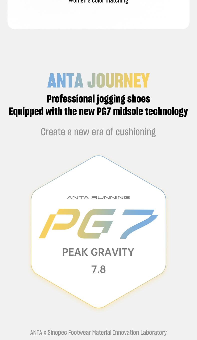 ANTA PG 7 Journey Women Running Shoes Rebound Comfortable Commute ...
