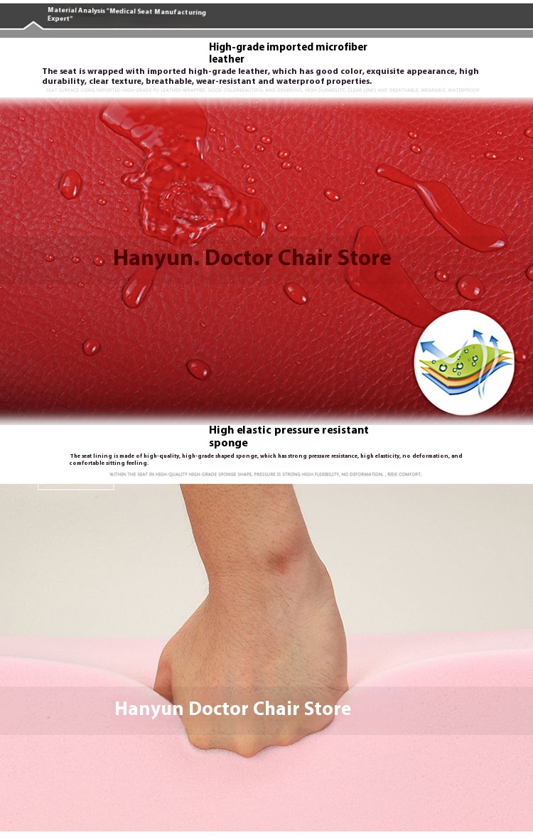 Dentist Chair High-grade Doctor Seat Chair Oral Dental Lifting Swivel ...