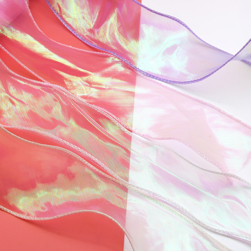 10 Yards/Roll 60mm Symphony Fishtail Yarn Transparent Gauze Ribbon Hair ...