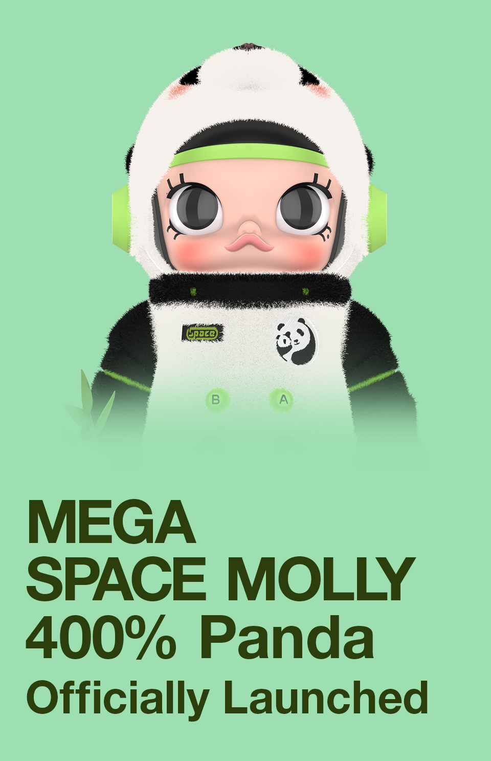 POP MART MEGA SPACE MOLLY 400% PANDA | Shopee Philippines