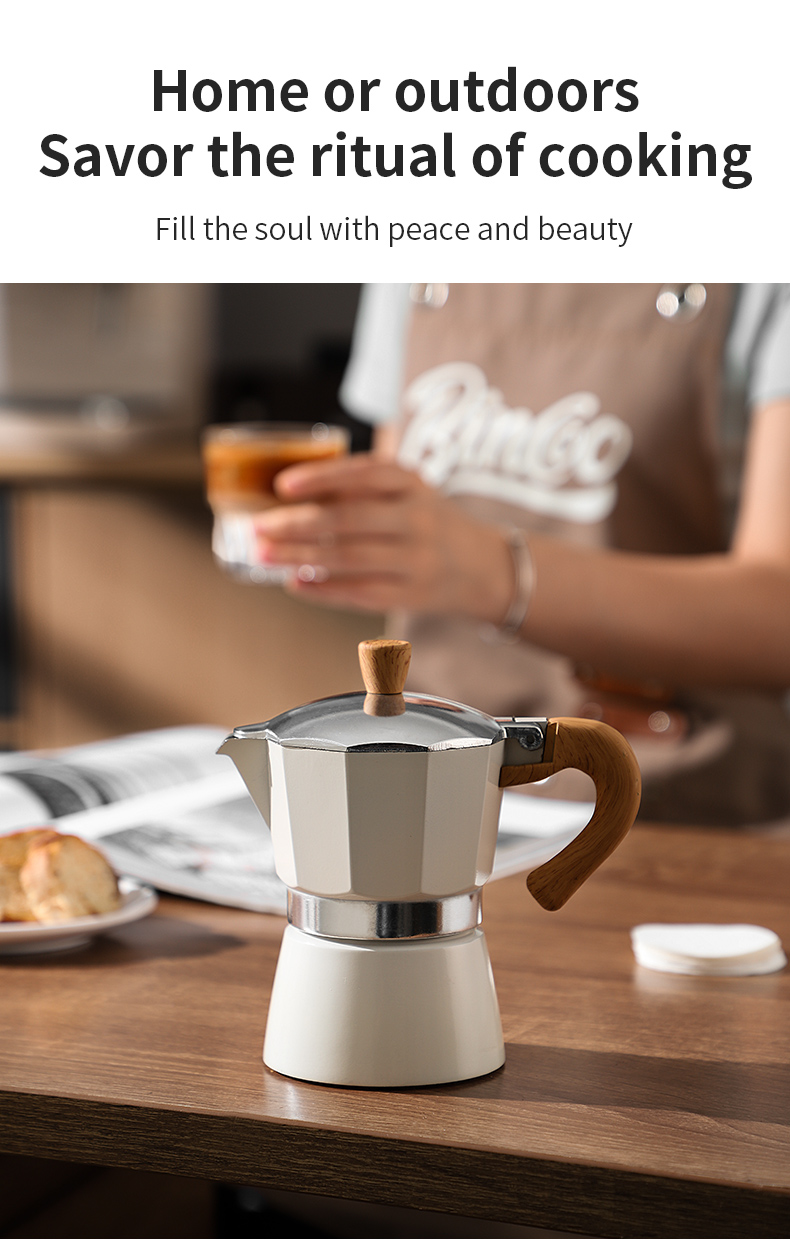 Bincoo Moka Pot Coffee Pot Small Electric Stove Set Coffee Machine Full ...