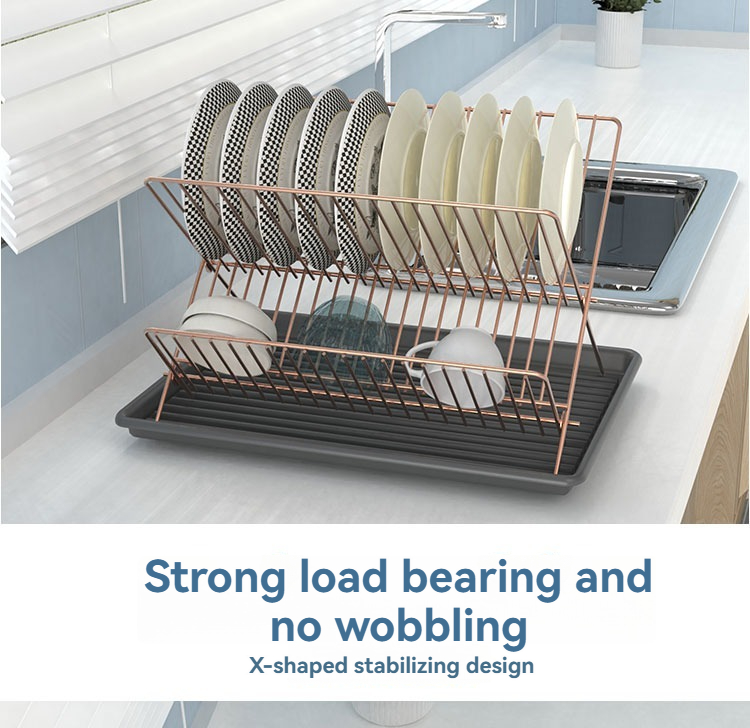 Kitchen foldable drain rack kitchen stainless steel cutlery rack dish ...