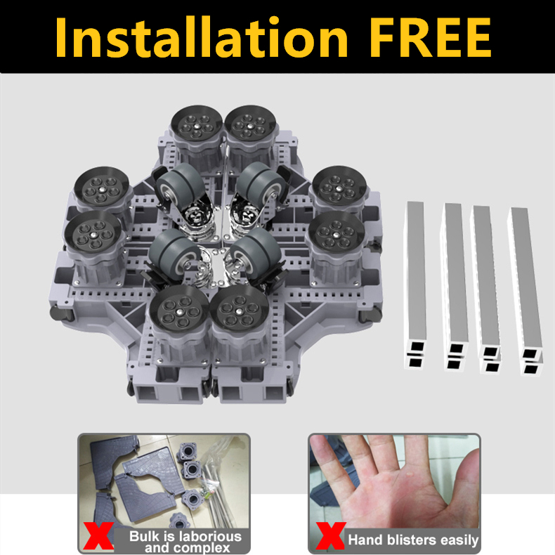 Universal Refrigerator Rack Stand Adjustable Washing Machine Rack Stand ...