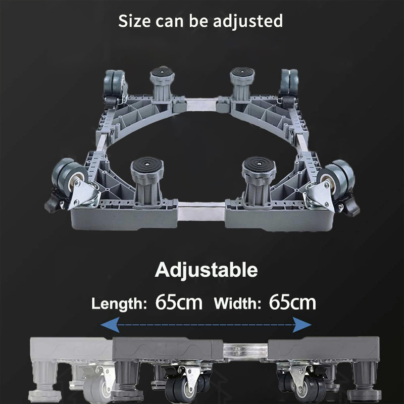 Universal Refrigerator Rack Stand Adjustable Washing Machine Rack Stand ...