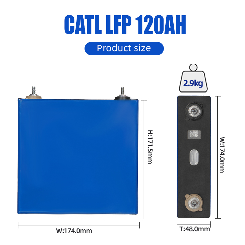 【4 PCS】120AH LiFePo4 Battery 3.2v CATL energy storage battery Prismatic ...