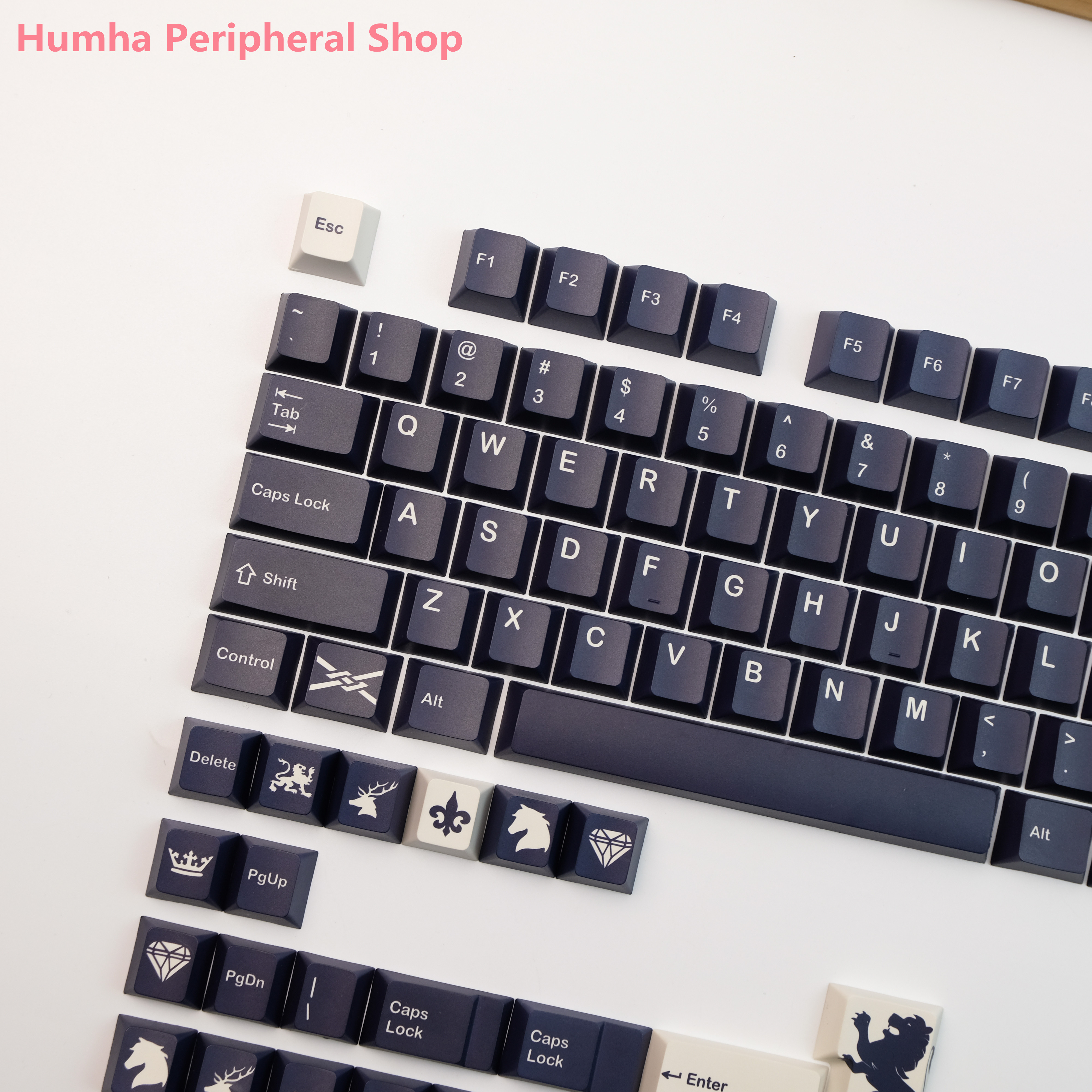 Humha Regal keycap PBT material Dye-Sublimation Cherry profile Mechanical Keyboard keycap ...