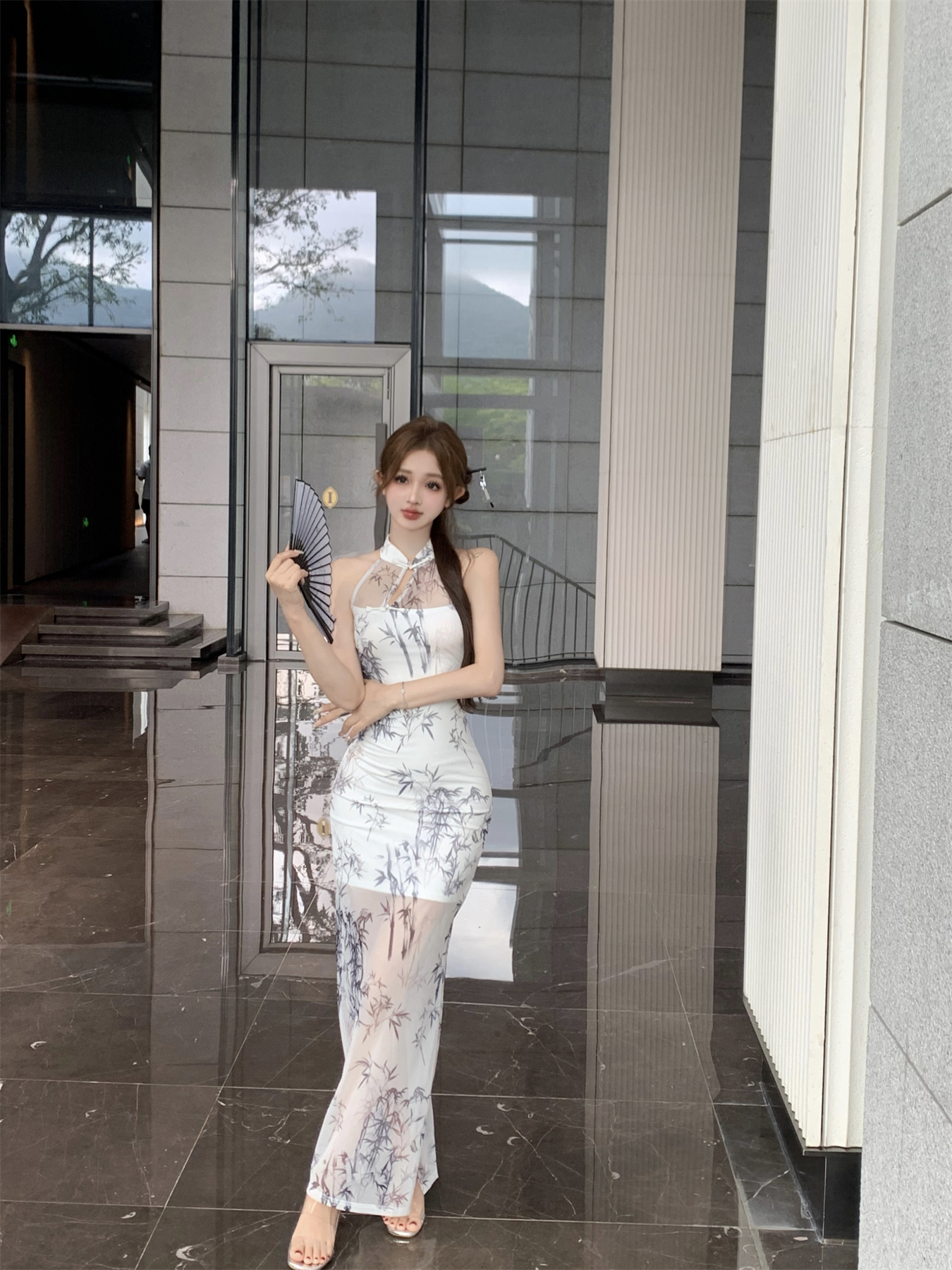 U Gonna S Long Dress Cheongsam 2024 Modern for Women Sleeveless Chinese ...