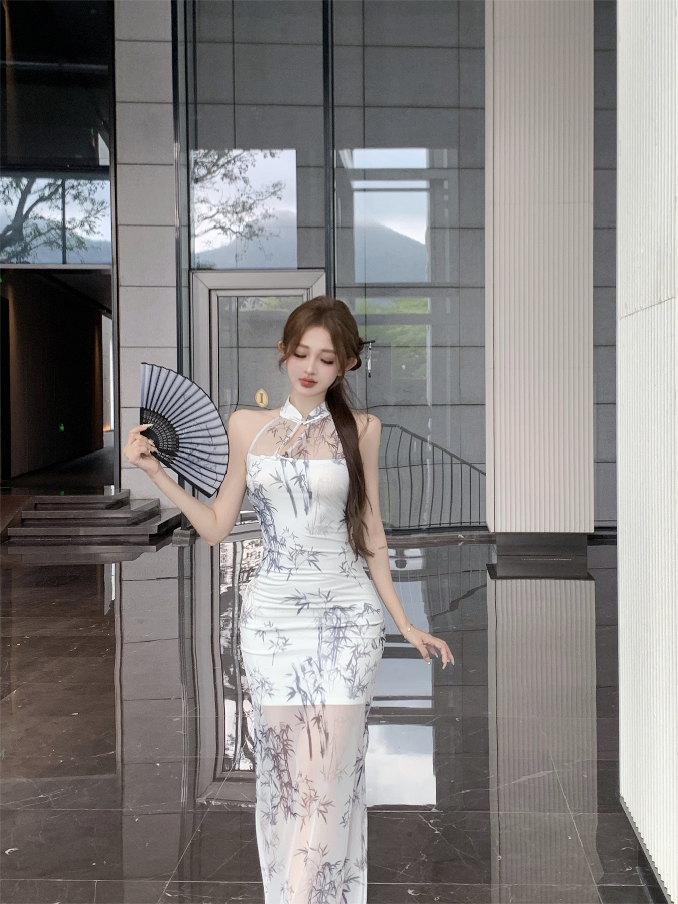 U Gonna S Long Dress Cheongsam 2024 Modern for Women Sleeveless Chinese ...
