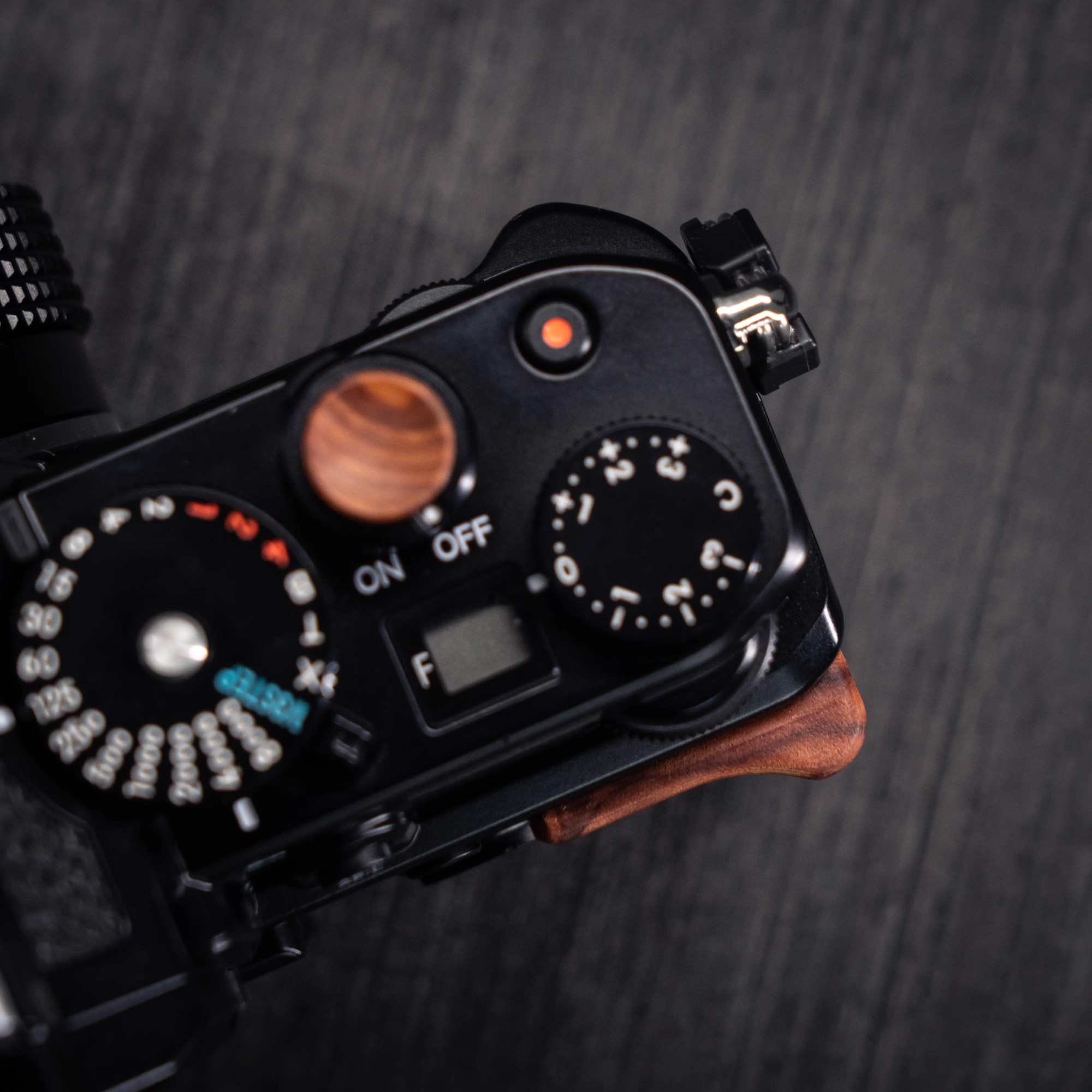 YUWOOD Nikon ZF Wooden Finger Grip Increases Hand Feel, Patch Design ...
