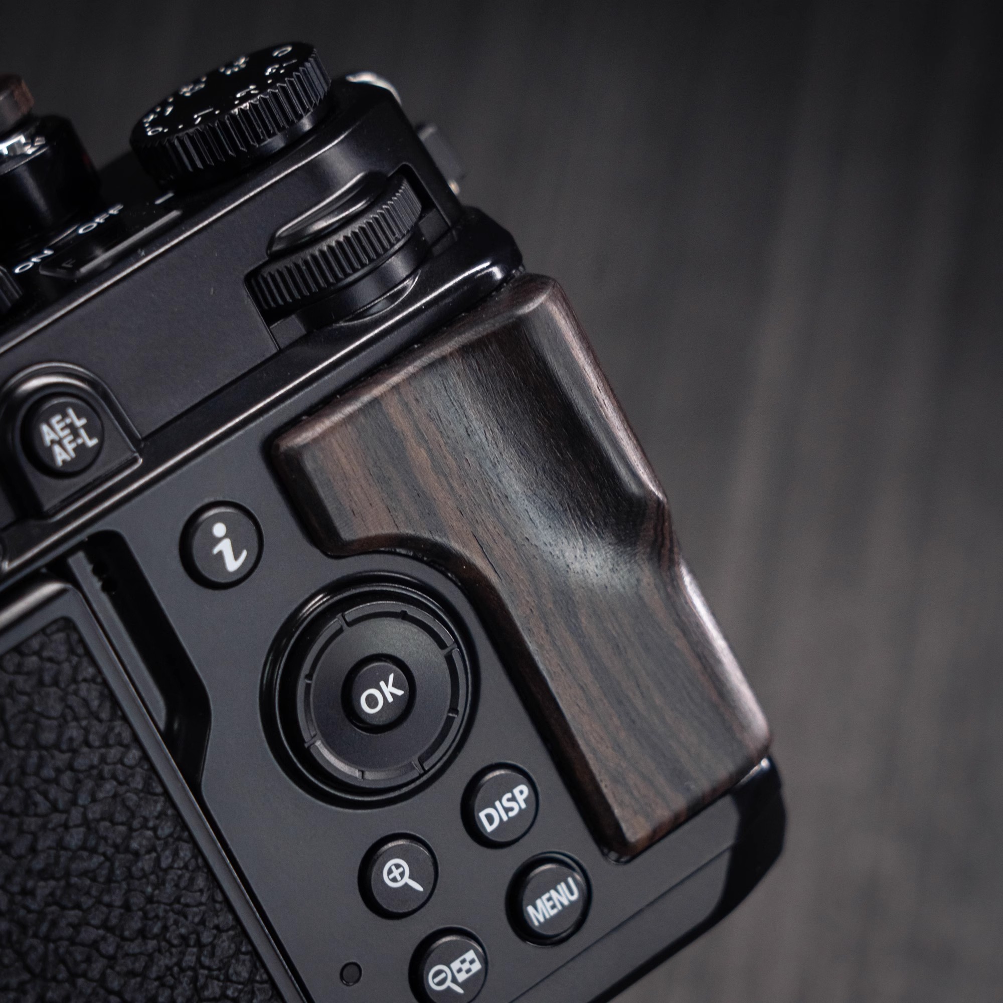 YUWOOD Nikon ZF Wooden Finger Grip Increases Hand Feel, Patch Design ...