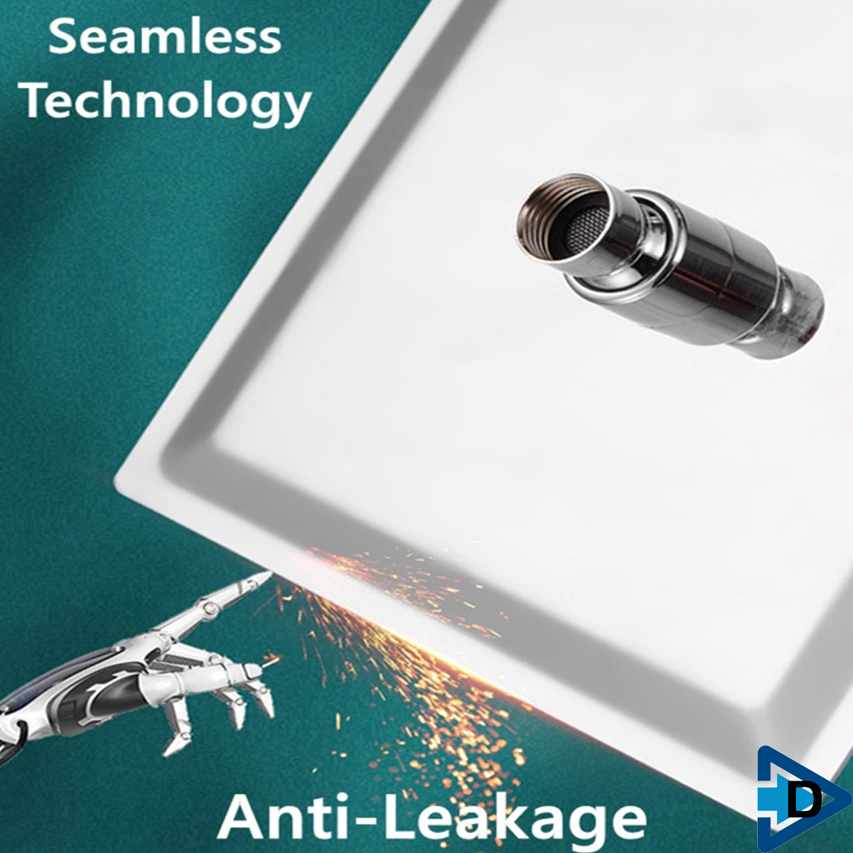 Shower Head Stainless Steel 304 Square Shower Set Square Overheaded ...