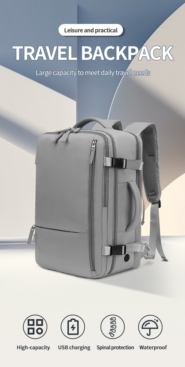 PH available 3 in 1 travel bagpack Waterproof carry on backpack with ...