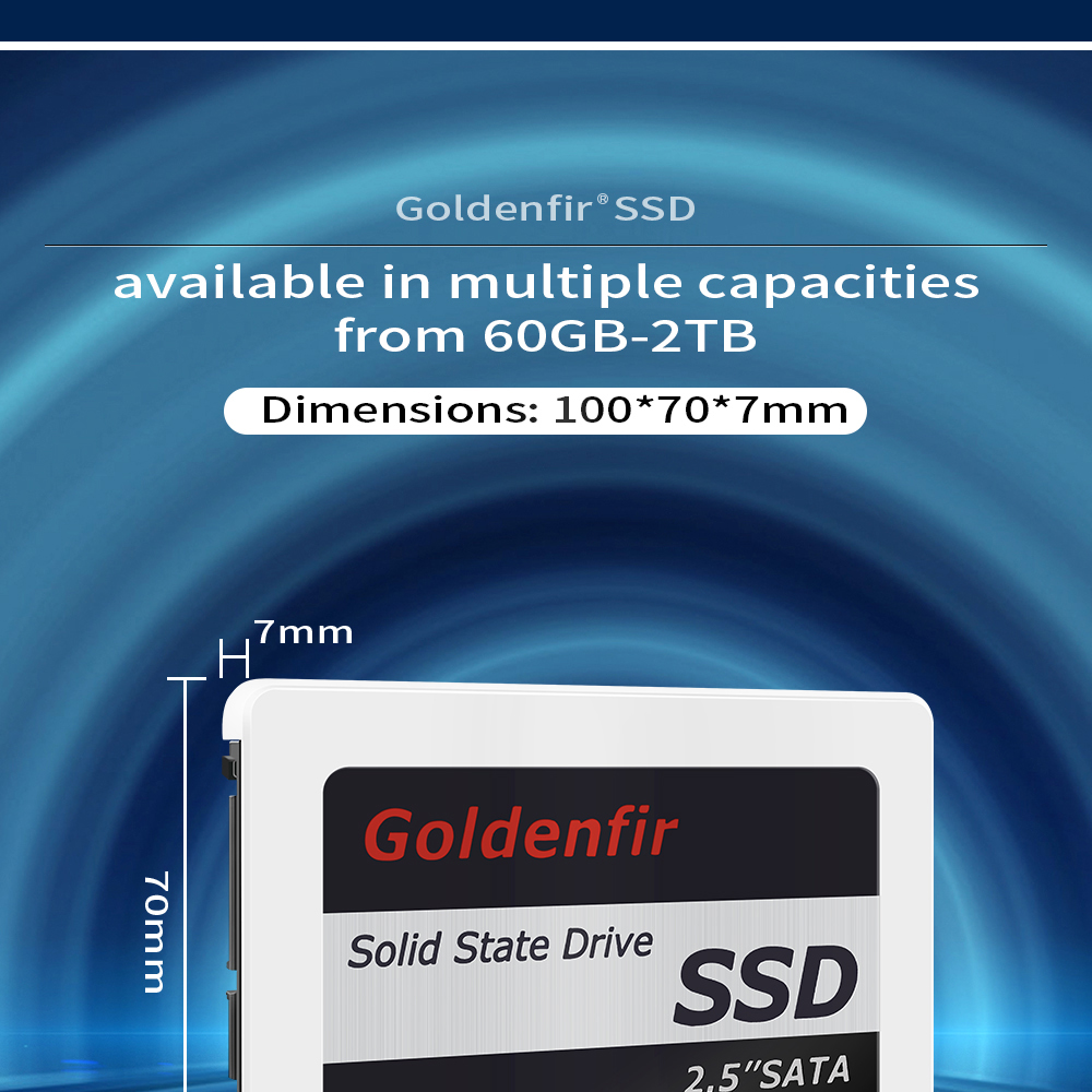 goldenfir 2.5 Internal ssd 120GB 128GB 240GB 360GB 256gb 480GB 500GB 512GB SSD for laptop ...