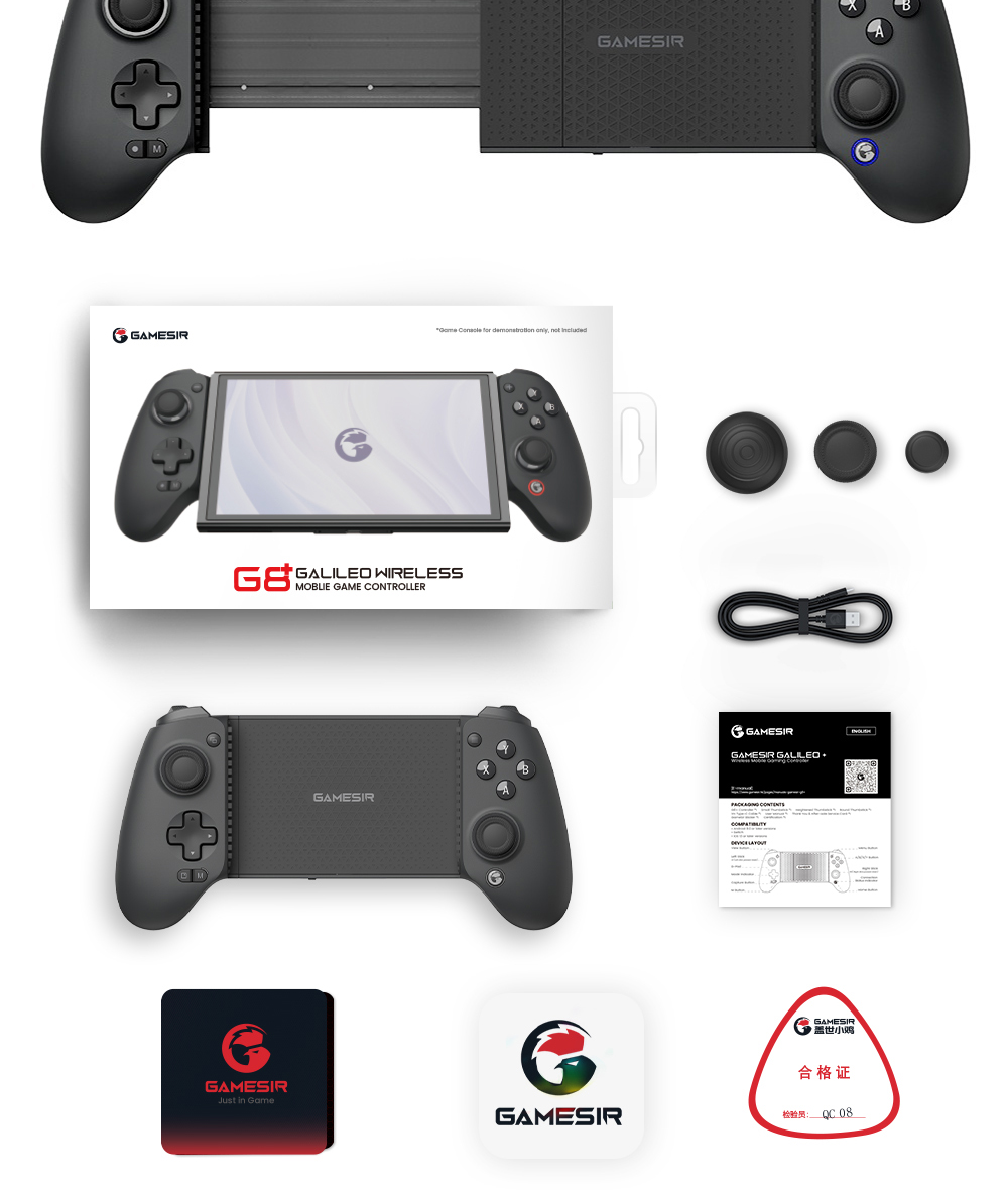 GameSir G8+/G8/X2s Bluetooth version/X2s Galileo Type C Gamepad Mobile Phone Controller with ...