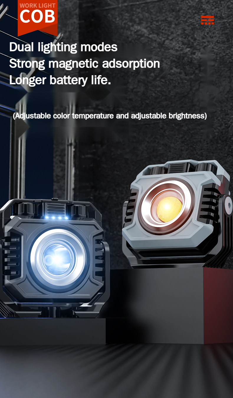 Newly upgraded multifunctional outdoor strong light built-in battery ...