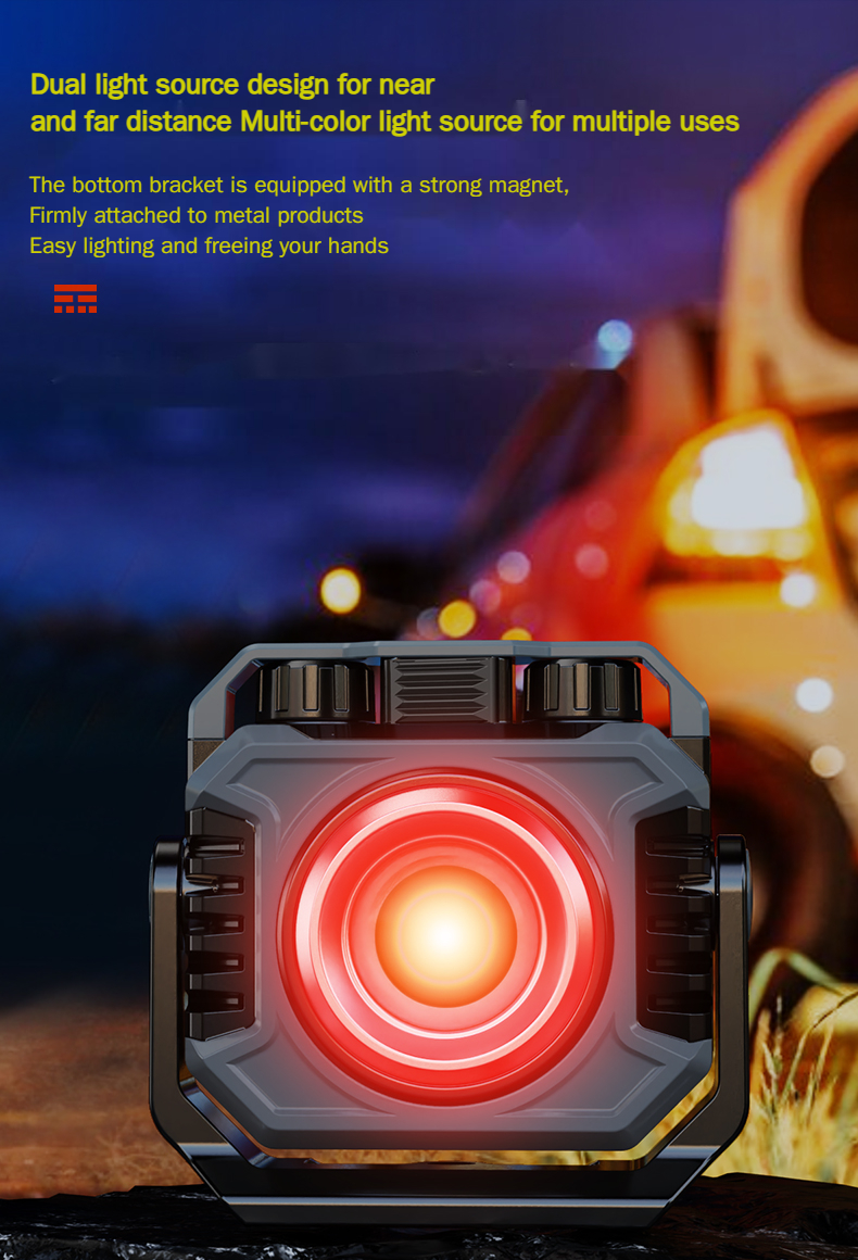 Newly upgraded multifunctional outdoor strong light built-in battery ...