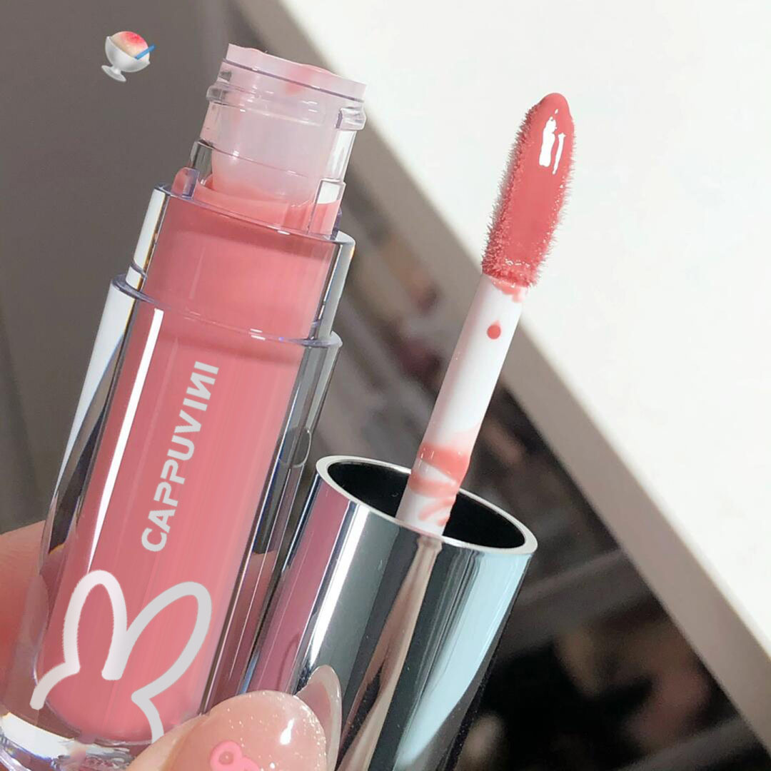 Cappuvini Water Glass Mirror Lip Glaze Hydrating Lip Gloss Moisturizing ...