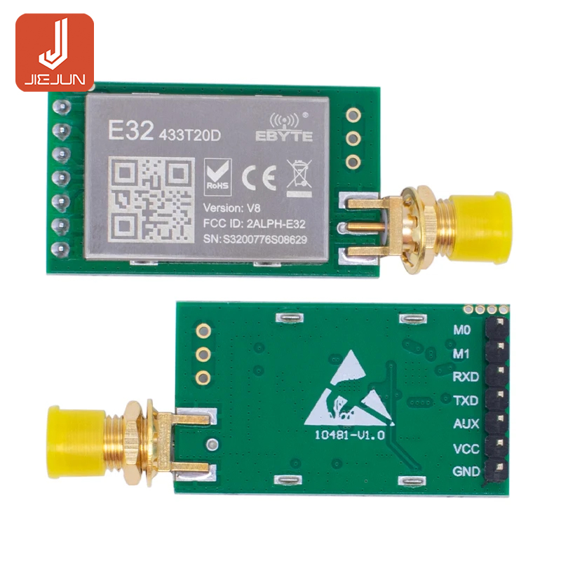 E32-433T20D UART Long Range 433 MHz 1W Wireless rf Transceiver LoRa ...