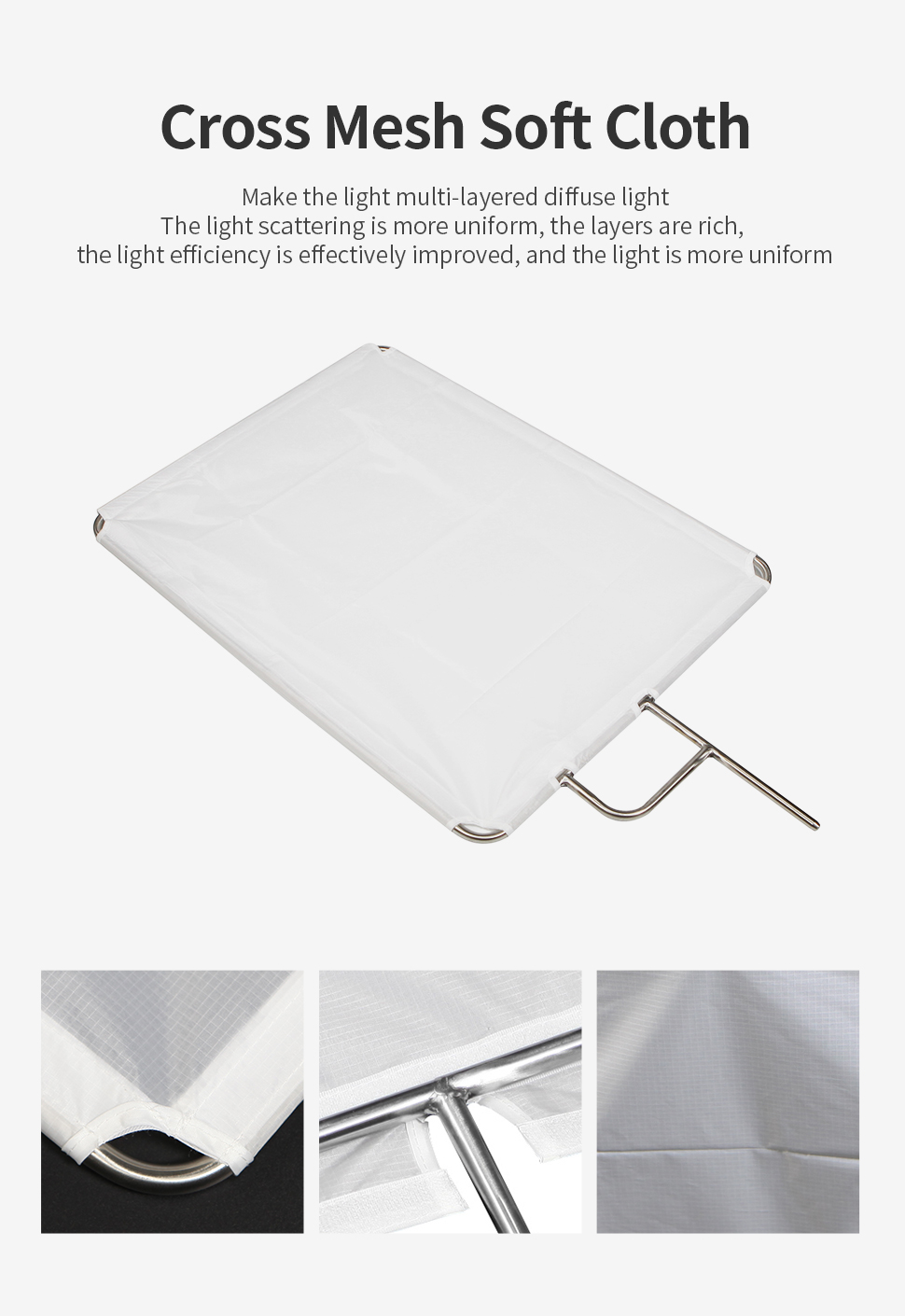 Selens Video Studio Stainless Flag Panel Cloth Reflector Diffuser For ...