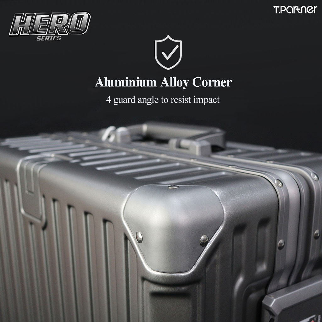 [Multifunction] HERO SERIES 20" Luggage Aluminum Frame 100% PC TSA Lock ...