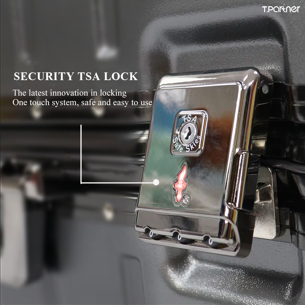 [Durable] TITANIUM SERIES Travel Suitcase TSA Lock Aluminum Structure ...